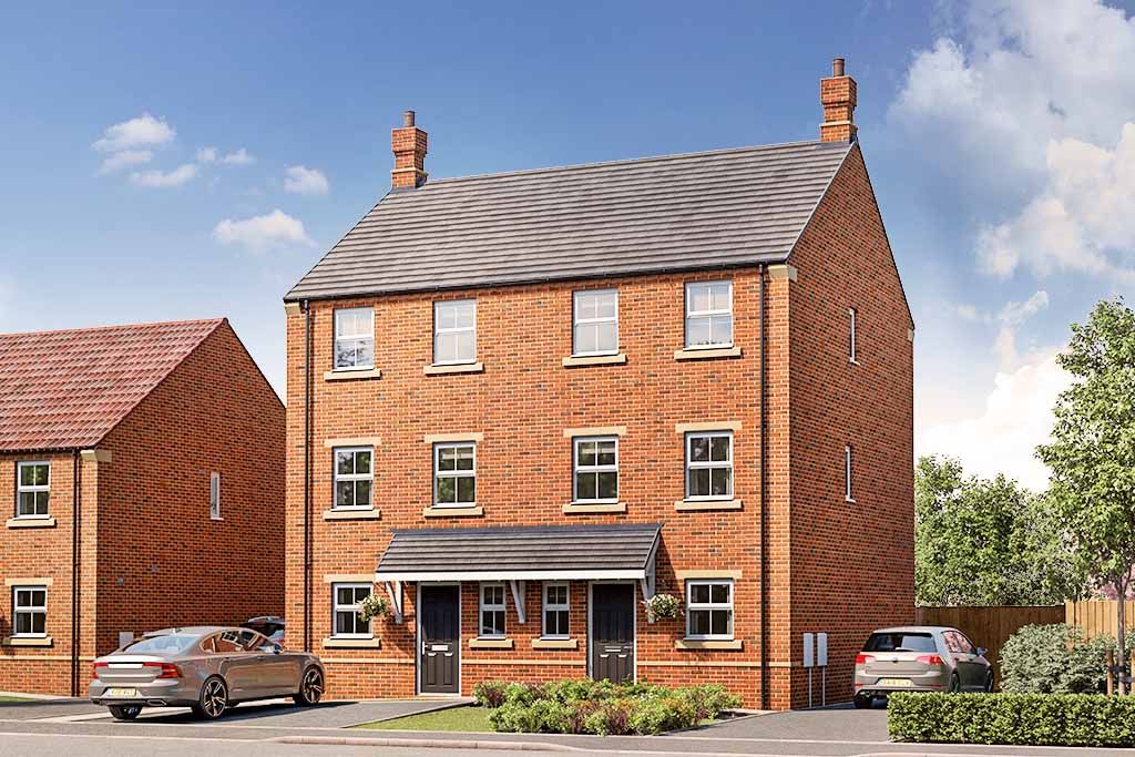 New home, 4 bed semi-detached house for sale in "The Sitwell" at ...