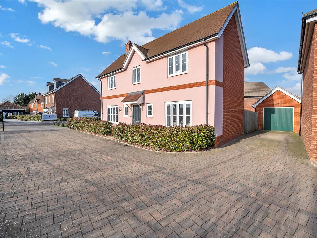 4 bed detached house for sale in Shackeroo Road, Bury St. Edmunds IP32 ...