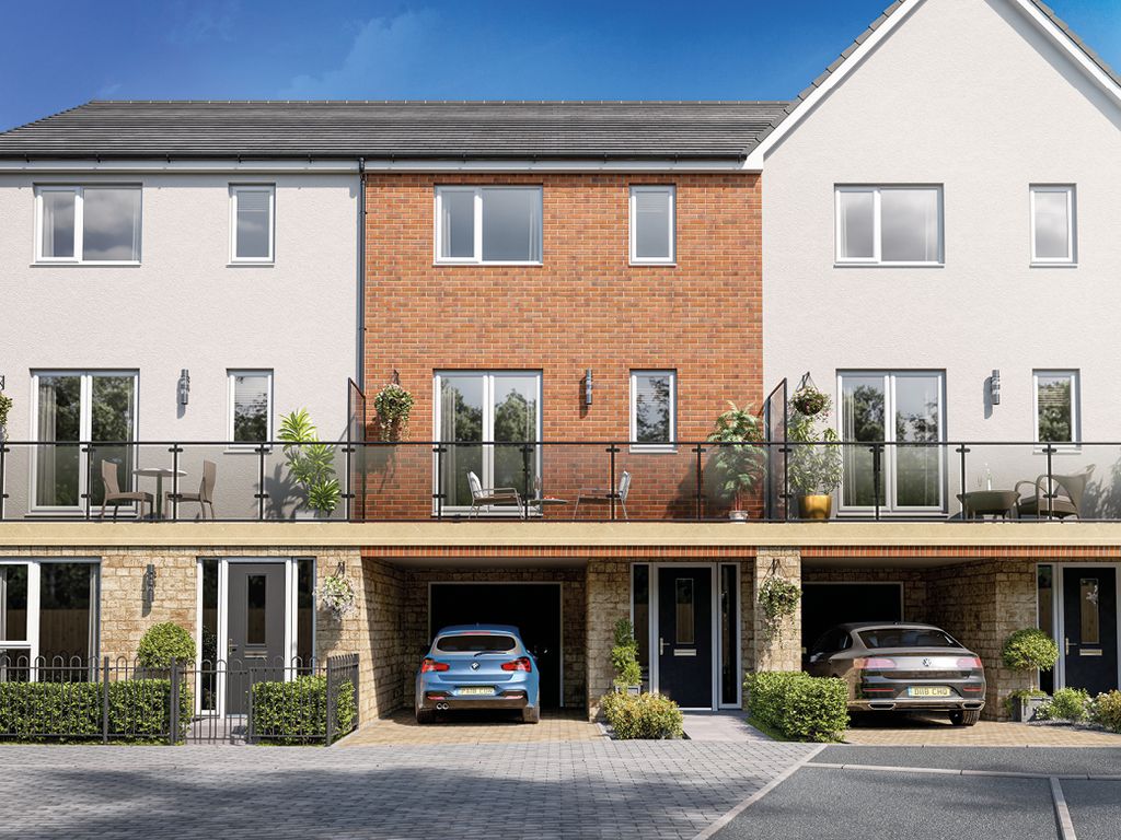 New home, 3 bed terraced house for sale in "The Eustace" at Ffordd Yr ...