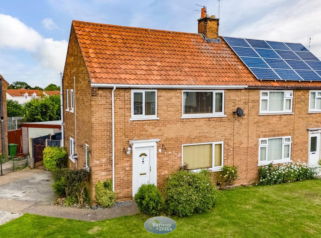 3 bed semi-detached house for sale in Laburnum Road, Langold, Worksop ...