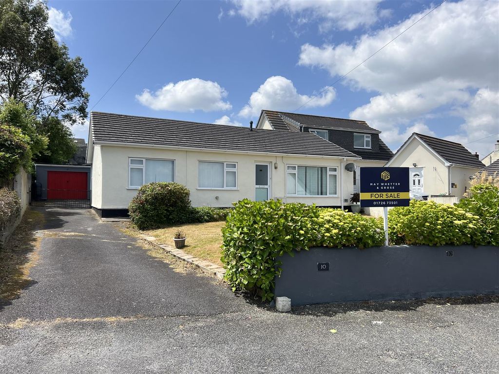 3 bed detached bungalow for sale in Mitchell Road, St Austell, St ...