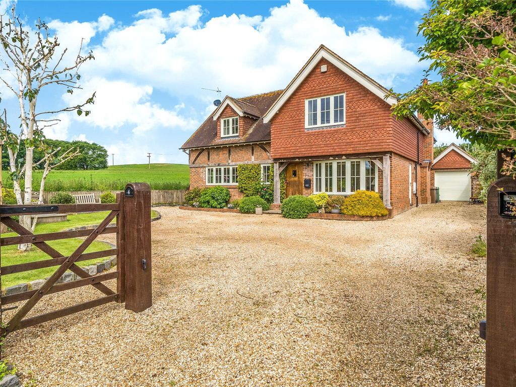 4 bed detached house for sale in Lower Street, Braishfield, Romsey ...