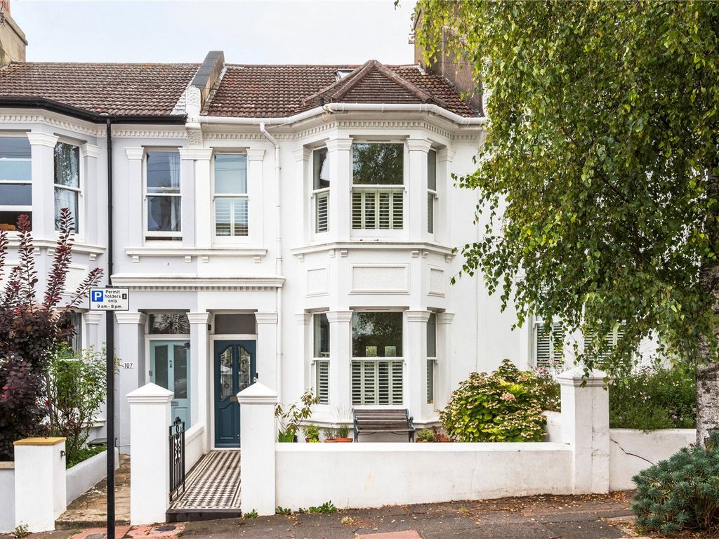 4 bed terraced house for sale in Waldegrave Road, Brighton, East Sussex ...