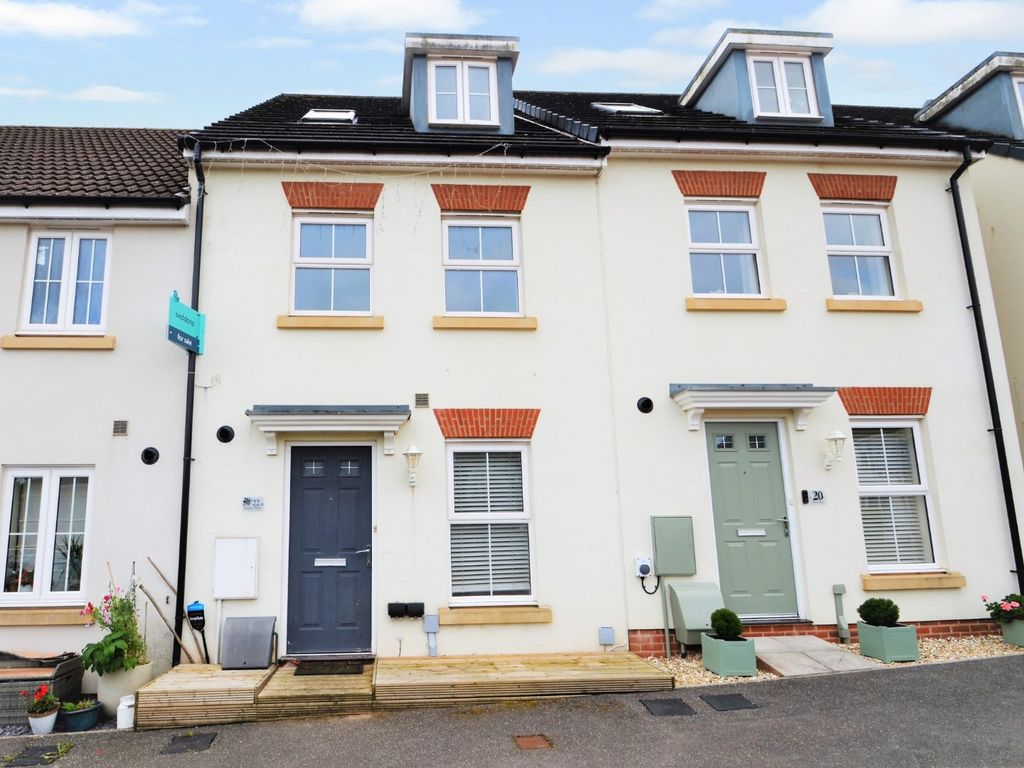 3 bed terraced house for sale in Parlour Mead, Cullompton, Devon EX15 ...