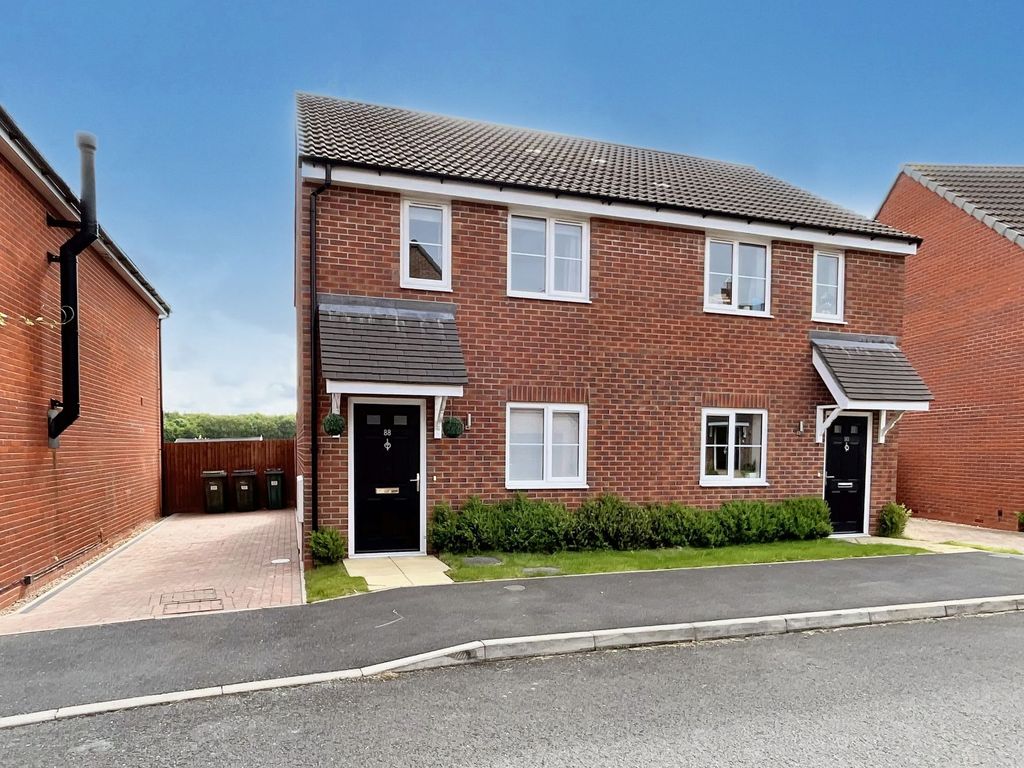 2 bed semi-detached house for sale in Saville Road, Blaby LE8, £235,000 ...