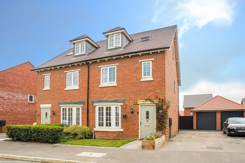 3 bed semi-detached house for sale in 29 Handley Cross Avenue, Rugby CV23, £330,000 - Zoopla