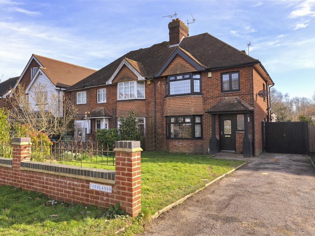 3 bed semi-detached house for sale in Maidstone Road, Matfield ...
