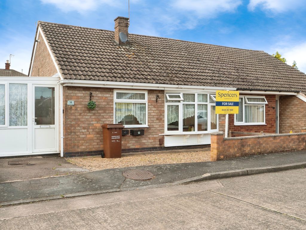 2 bed semi-detached house for sale in Keswick Close, Leicester ...