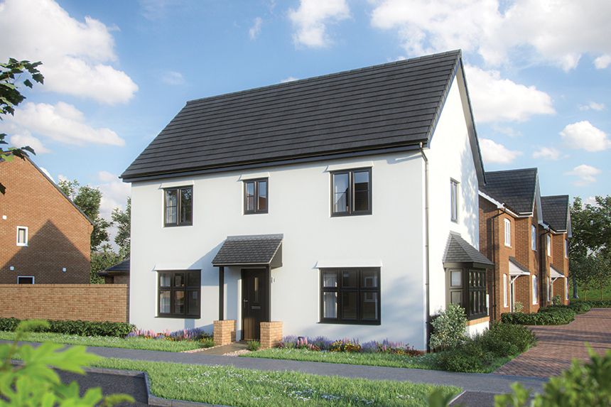 New home, 3 bed detached house for sale in "The Spruce II" at Overstone ...