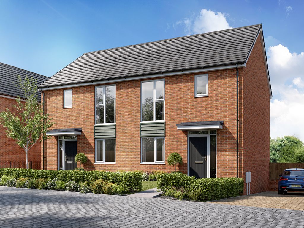 New home, 4 bed semi-detached house for sale in "The Oswald" at Ffordd ...