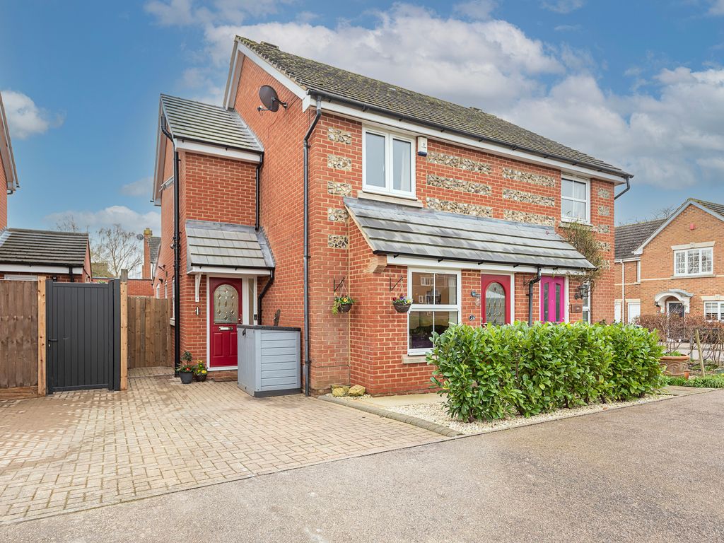 2 bed semi-detached house for sale in Puddingstone Drive, St. Albans ...
