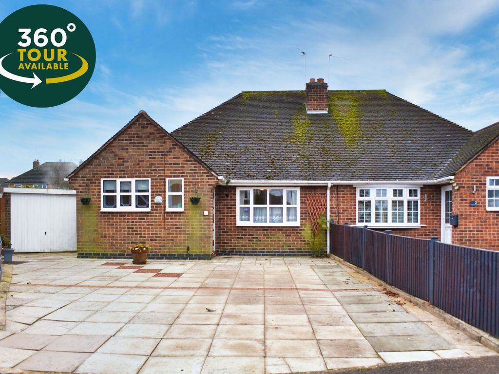 2 Bed Semi Detached Bungalow For Sale In Shenton Close Wigston