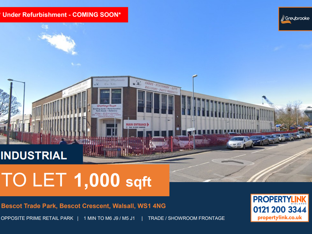 Bescot Crescent, Walsall WS1, Light industrial to let, Non quoting - Zoopla