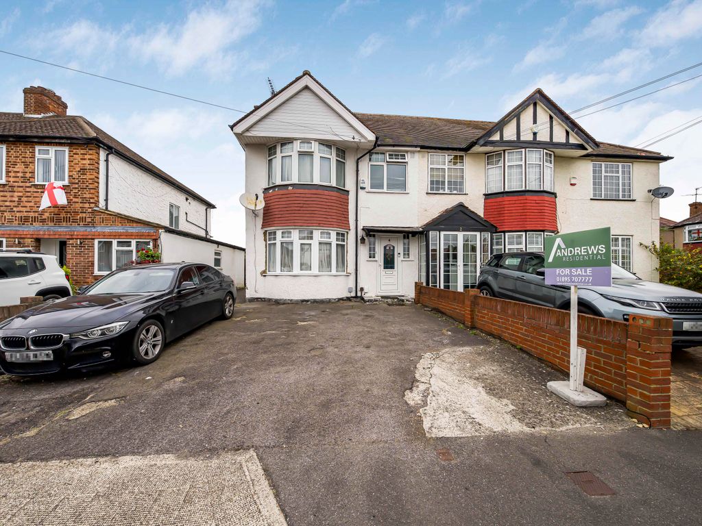 3 bed semi-detached house for sale in Merton Way, Hillingdon UB10, £ ...