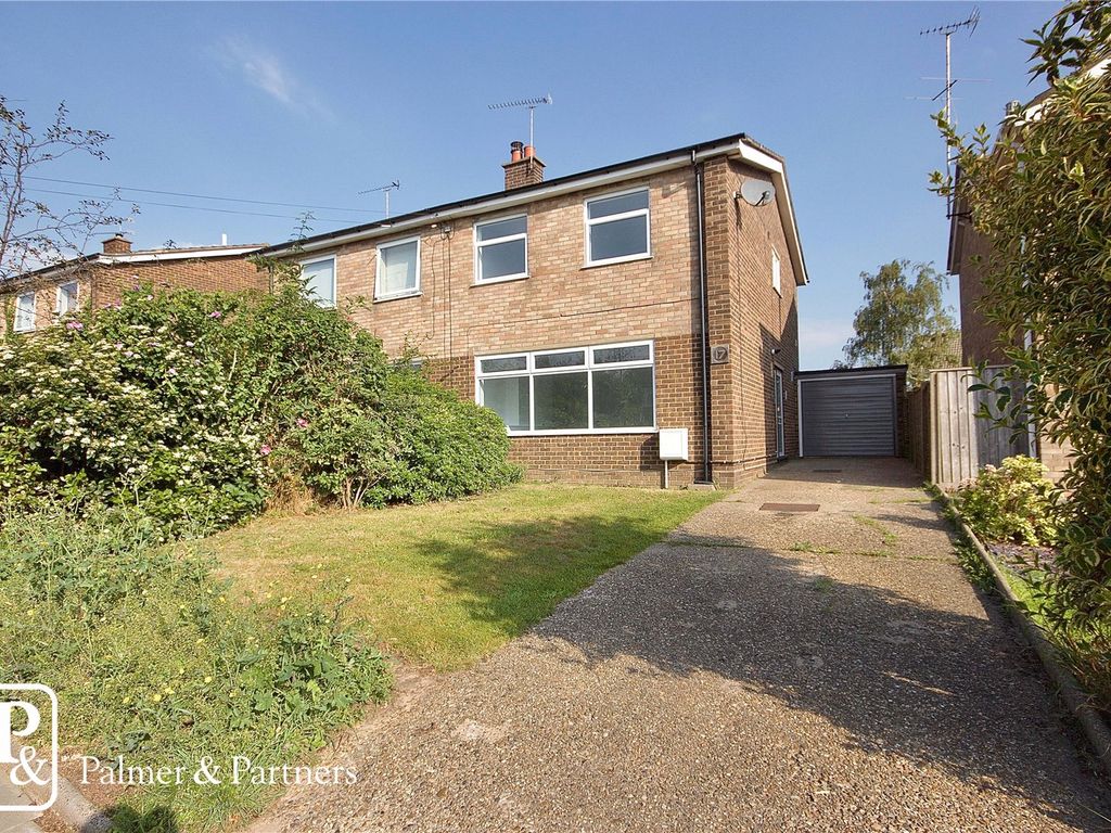 3 Bed Semi Detached House For Sale In Churchill Avenue Ipswich