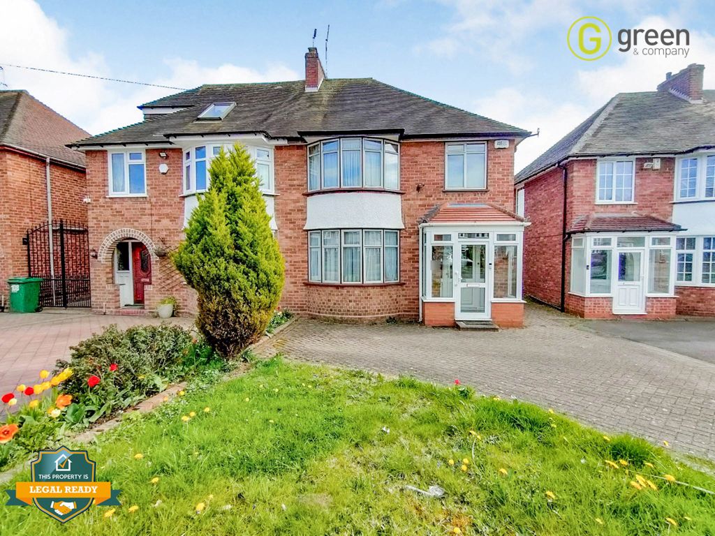 3 bed semi-detached house for sale in Springfield Road, Castle Bromwich ...