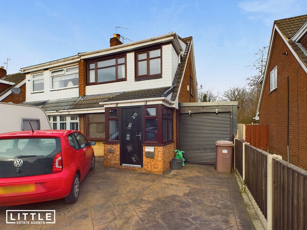 3 bed semi-detached house for sale in Woolacombe Avenue, Sutton Leach ...