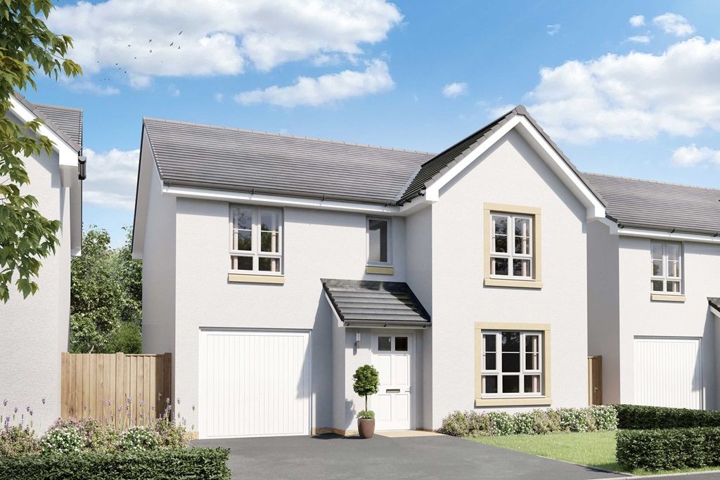 New home, 4 bed detached house for sale in "Dunbar" at Eliza Wigham Bow ...