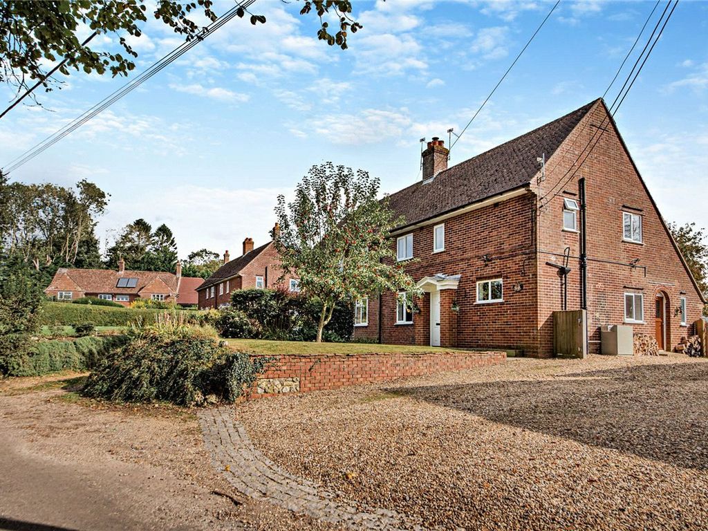 4 bed semi-detached house for sale in Highfield, Ashmansworth, Newbury ...