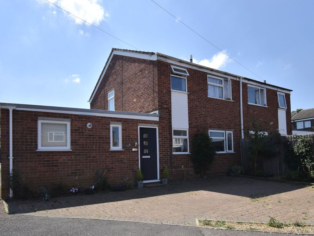 4 bed semi-detached house for sale in Lysander Close, St. Ives ...