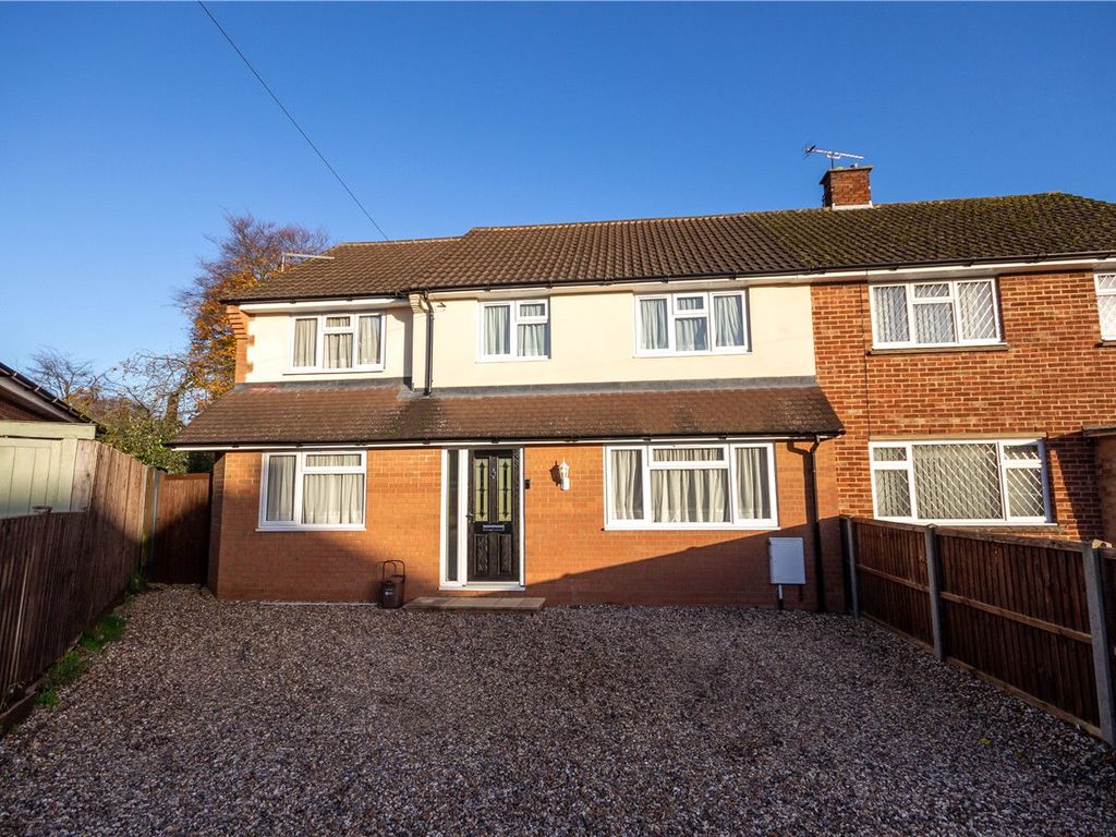 4 bed semi-detached house for sale in Church Close, Studham, Dunstable ...