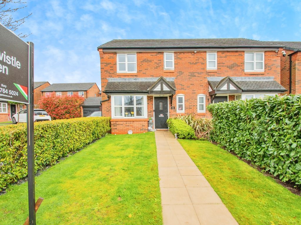 3 bed semi-detached house for sale in Connaught Avenue, Radcliffe ...