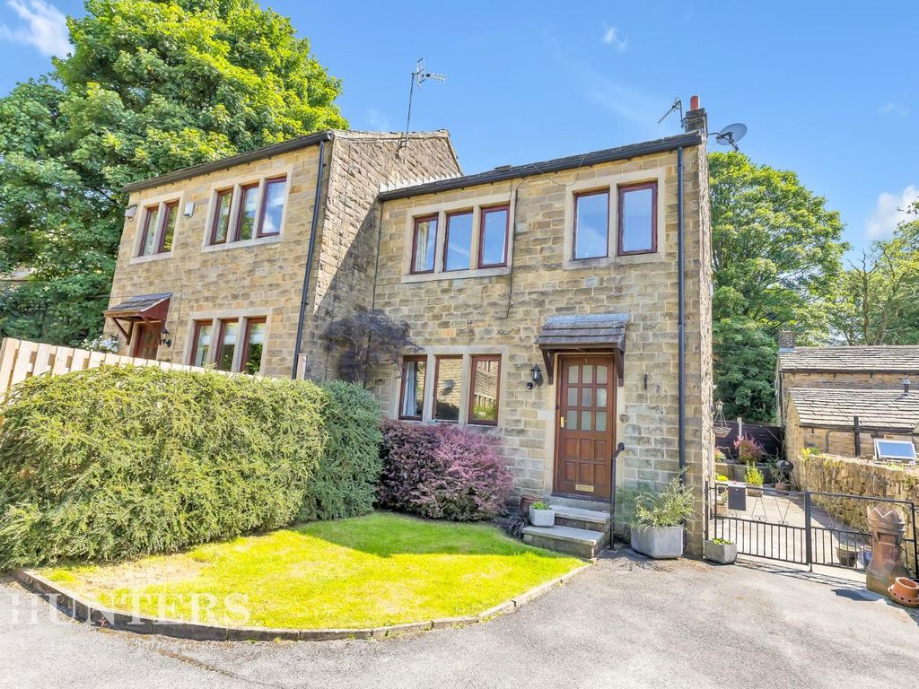 3 bed semi-detached house for sale in Hillyard Cottages, Denshaw Road ...
