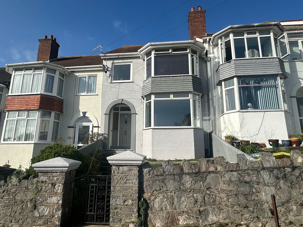 3 Bed Terraced House For Sale In Chatto Road Torquay Tq1 £269 950