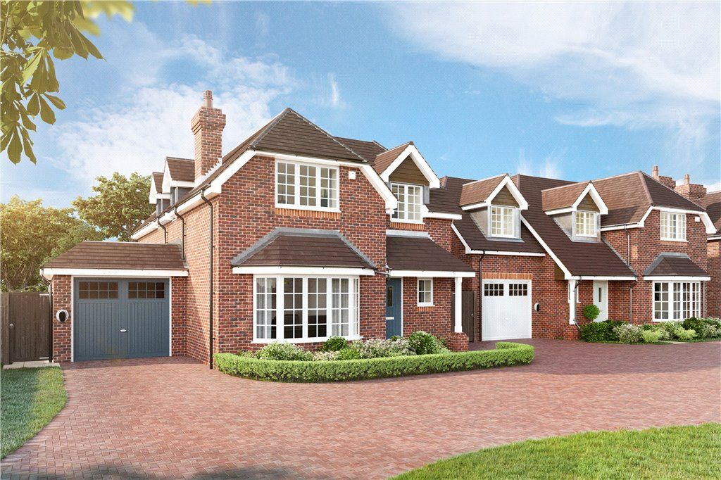 New home, 4 bed detached house for sale in Fullers Road, Rowledge ...
