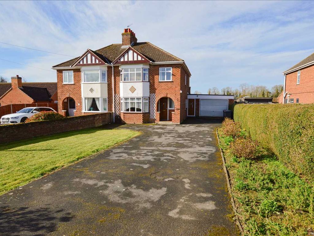 3 bed semi-detached house for sale in Main Street, North Kyme, Lincoln ...