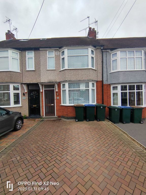 2 Bed Terraced House To Rent In Erithway Road Finham Coventry Cv3 £