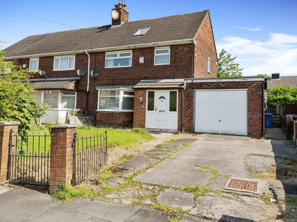 4 bed semi-detached house for sale in Burns Road, Little Hulton ...