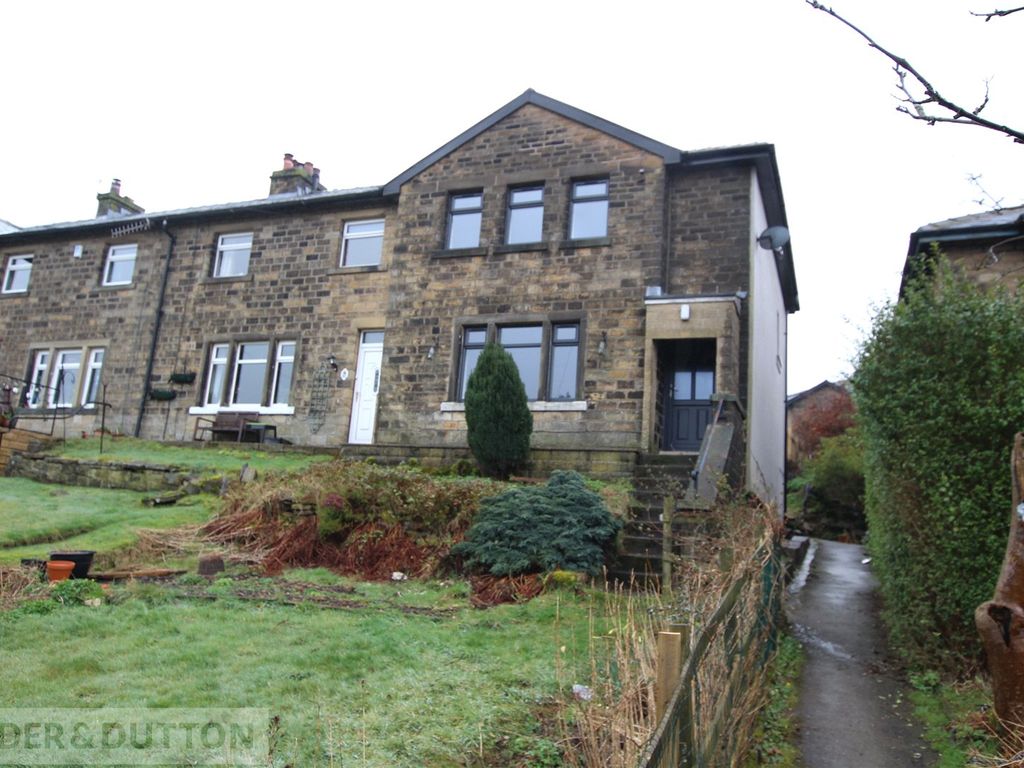 3 bed end terrace house to rent in Woods Avenue, Marsden, Huddersfield, West Yorkshire HD7 - Zoopla