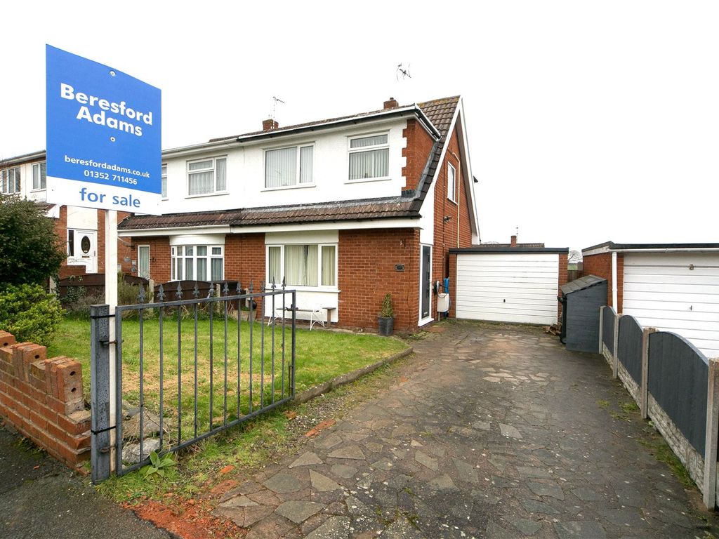 3 bed semi-detached house for sale in Lon Goed, Holywell, Flintshire ...