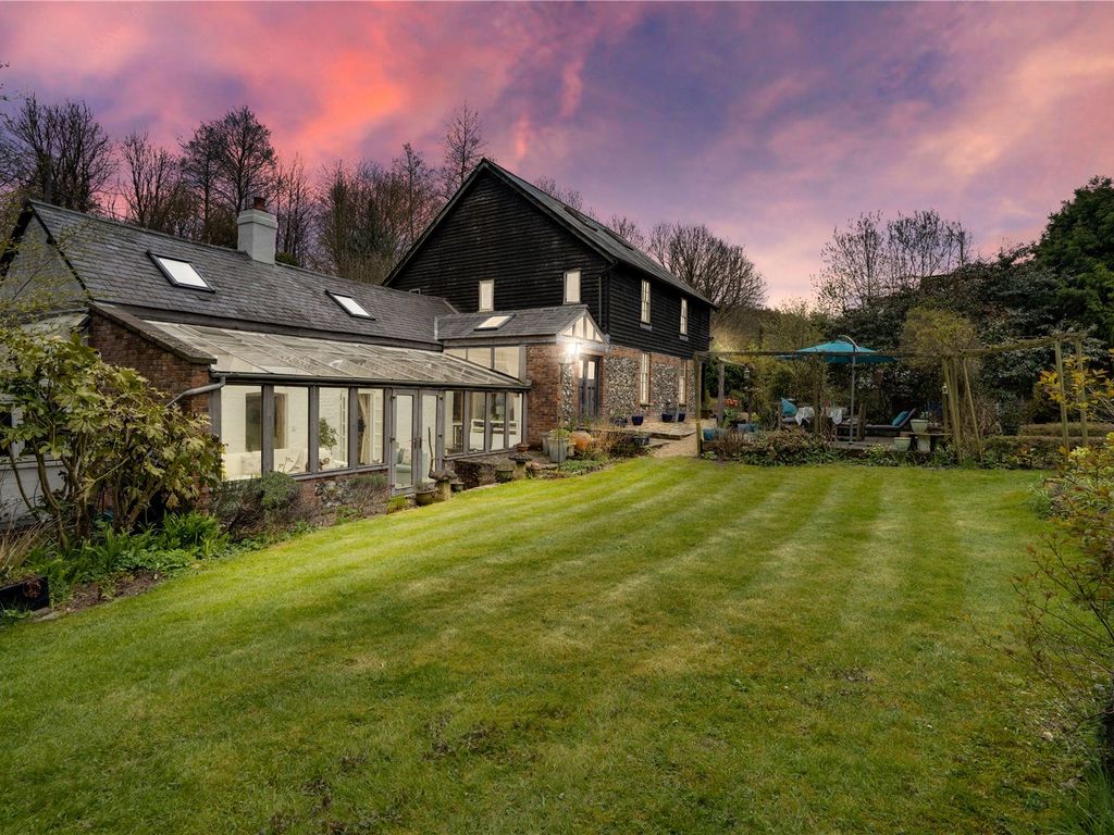 5 bed detached house for sale in Smugglers Lane, Monkwood, Alresford ...