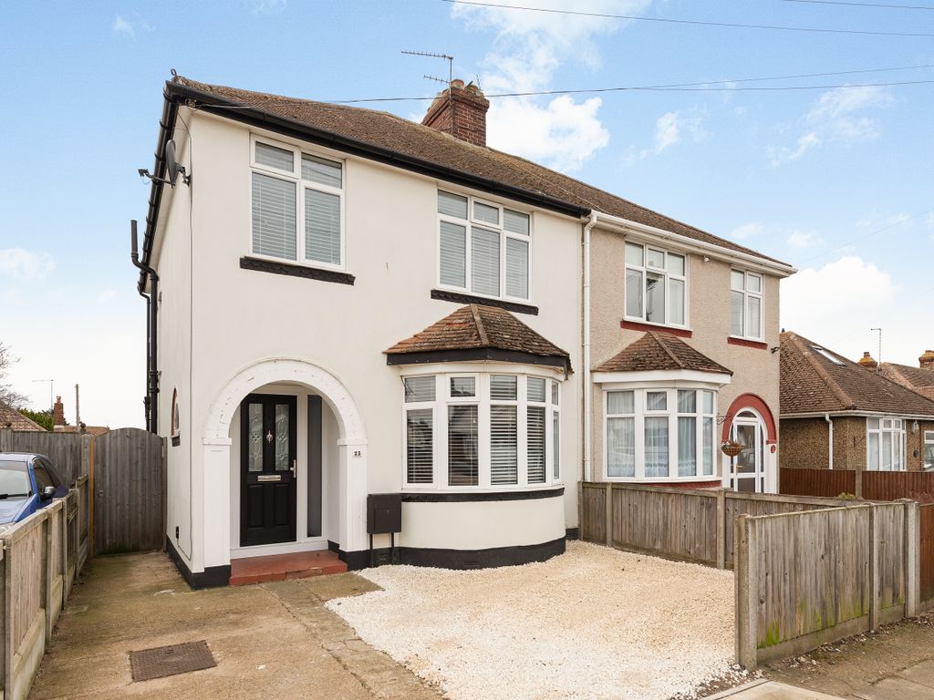 3 bed semi-detached house for sale in Bognor Drive, Herne Bay, Kent CT6 ...
