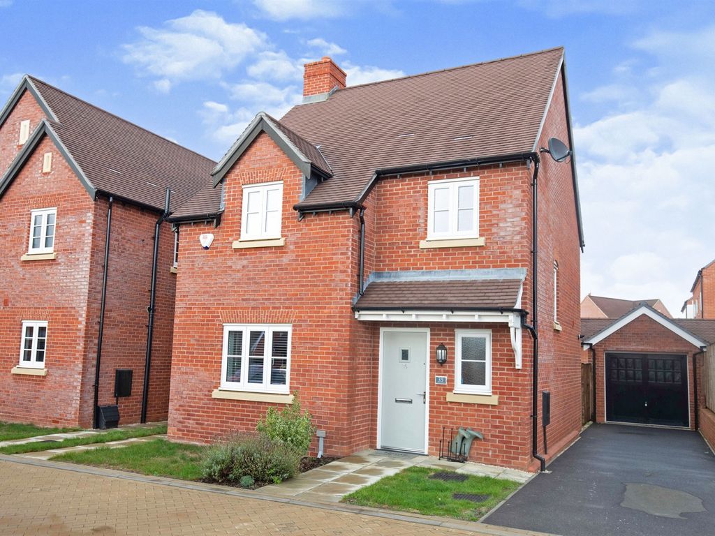 3 bed detached house for sale in Harebell Road, Wootton, Northampton ...