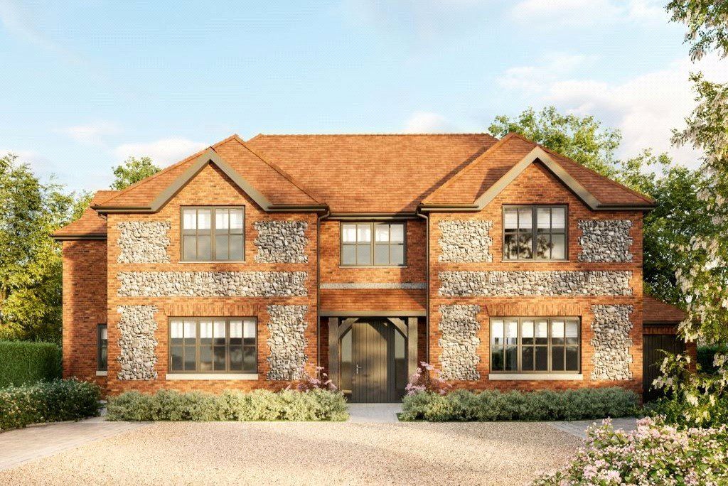 New home, 4 bed detached house for sale in Woodman Lane, Sparsholt ...