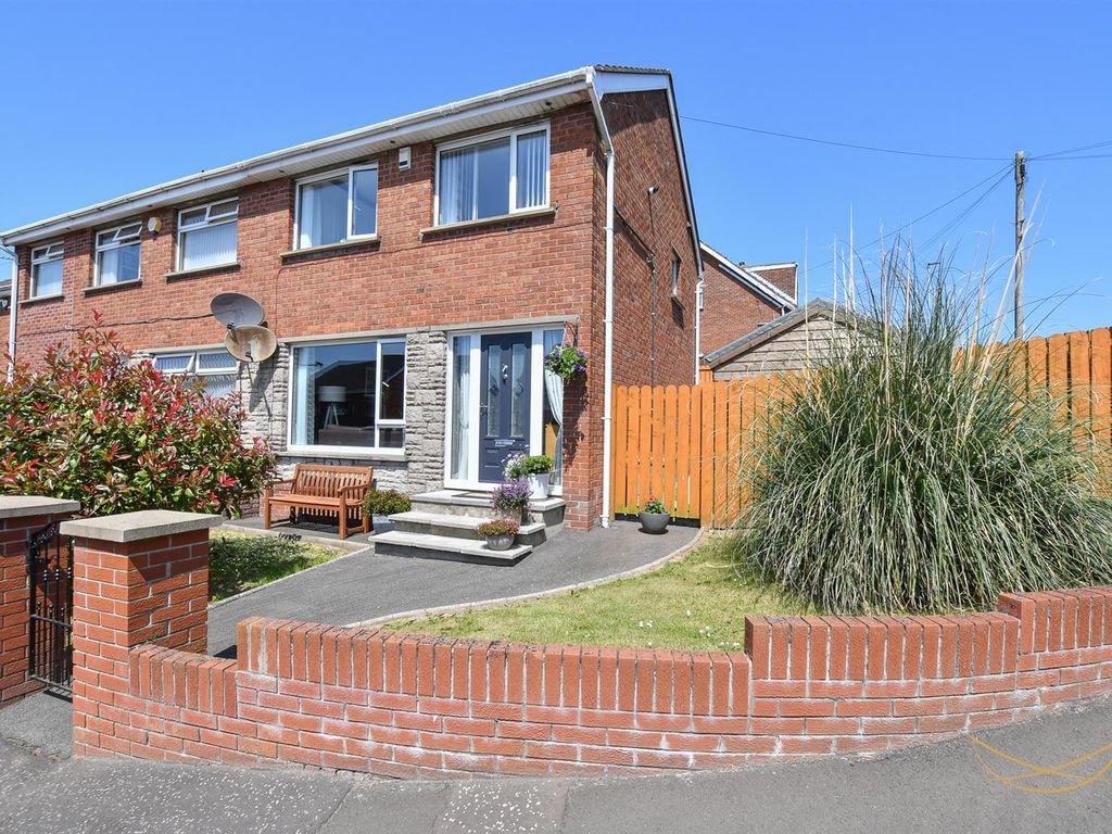 3 bed semi-detached house for sale in Carwood Drive, Newtownabbey BT36 ...