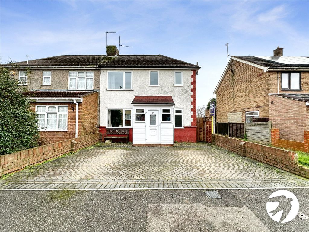 3 bed semi-detached house for sale in Holly Road, Strood, Kent ME2, £ ...