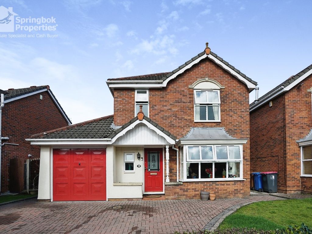 4 bed detached house for sale in Ellerbeck Crescent, Worsley ...