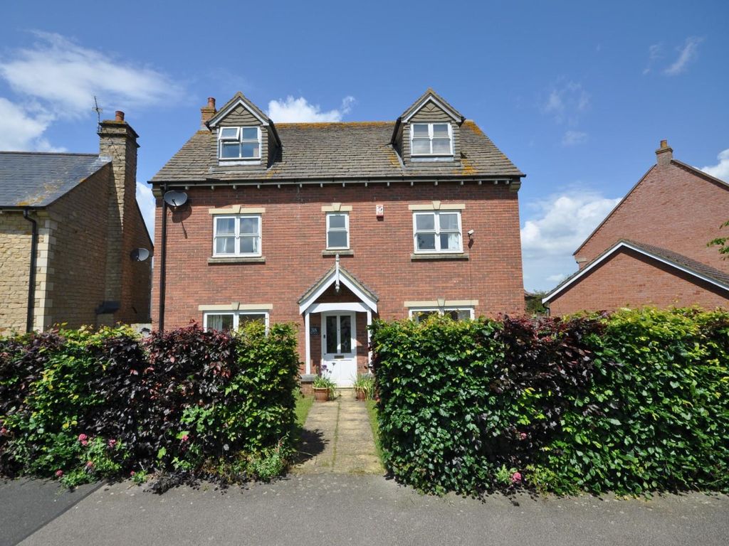 4 bed detached house for sale in The Green, Mawsley Village, Kettering ...