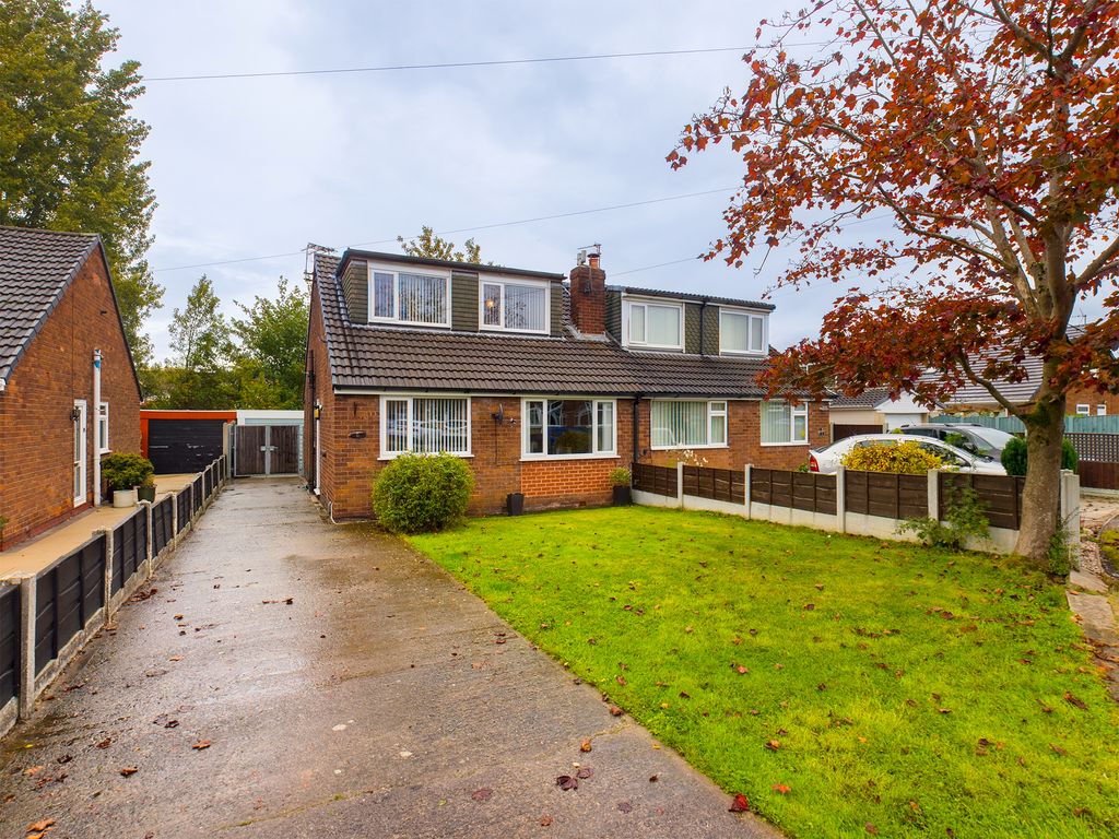 3 bed semi-detached house for sale in Thelwall Close, Leigh WN7 - Zoopla