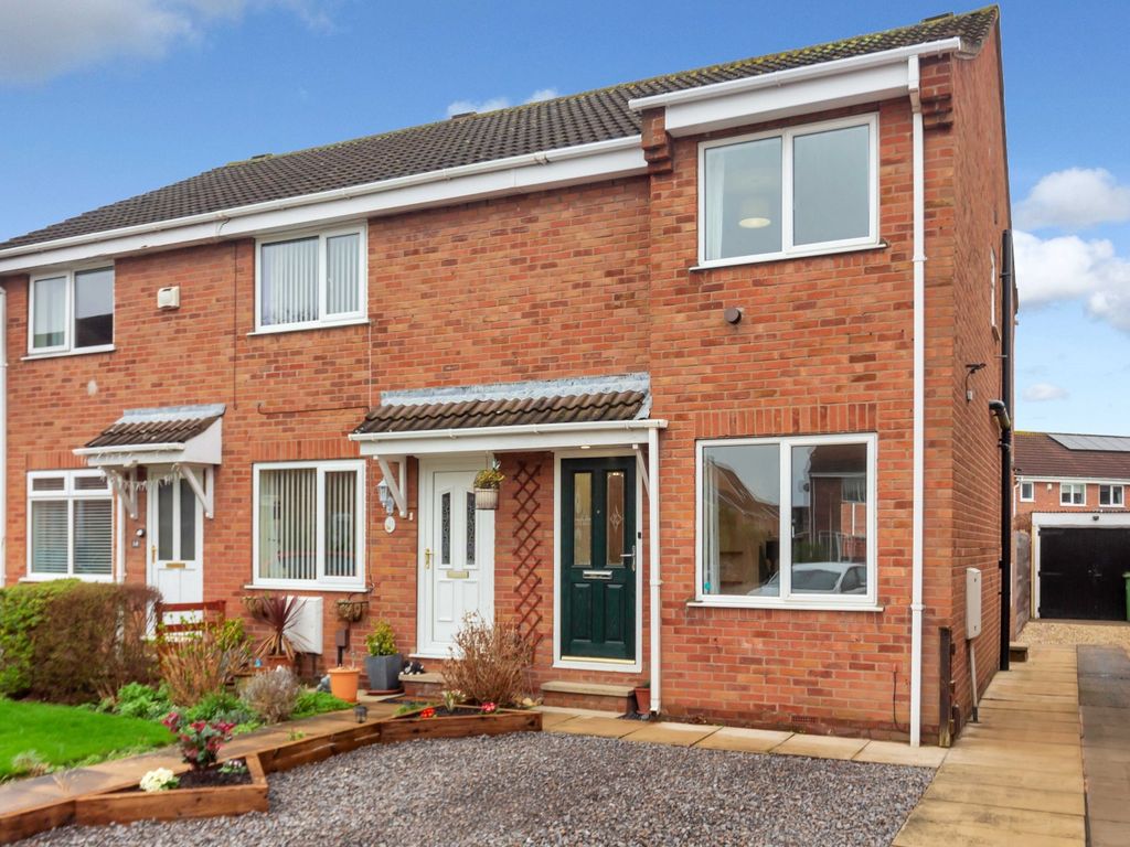 2 bed semi-detached house for sale in Halifax Court, York, North ...