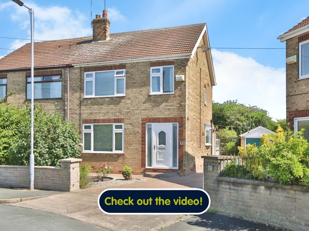 3 bed semi-detached house for sale in Grangeside Avenue, Hull HU6, £ ...