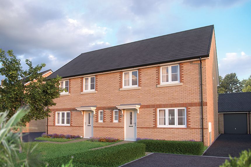 New home, 4 bed end terrace house for sale in "Mylne" at Ashmeads Close ...