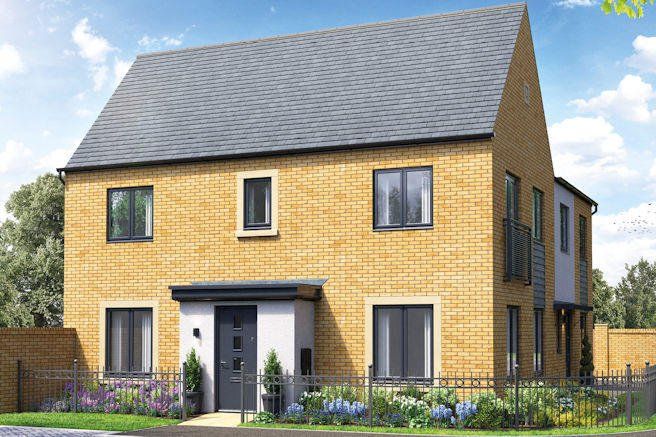 New home, 3 bed semi-detached house for sale in Wintringham, Pelham ...