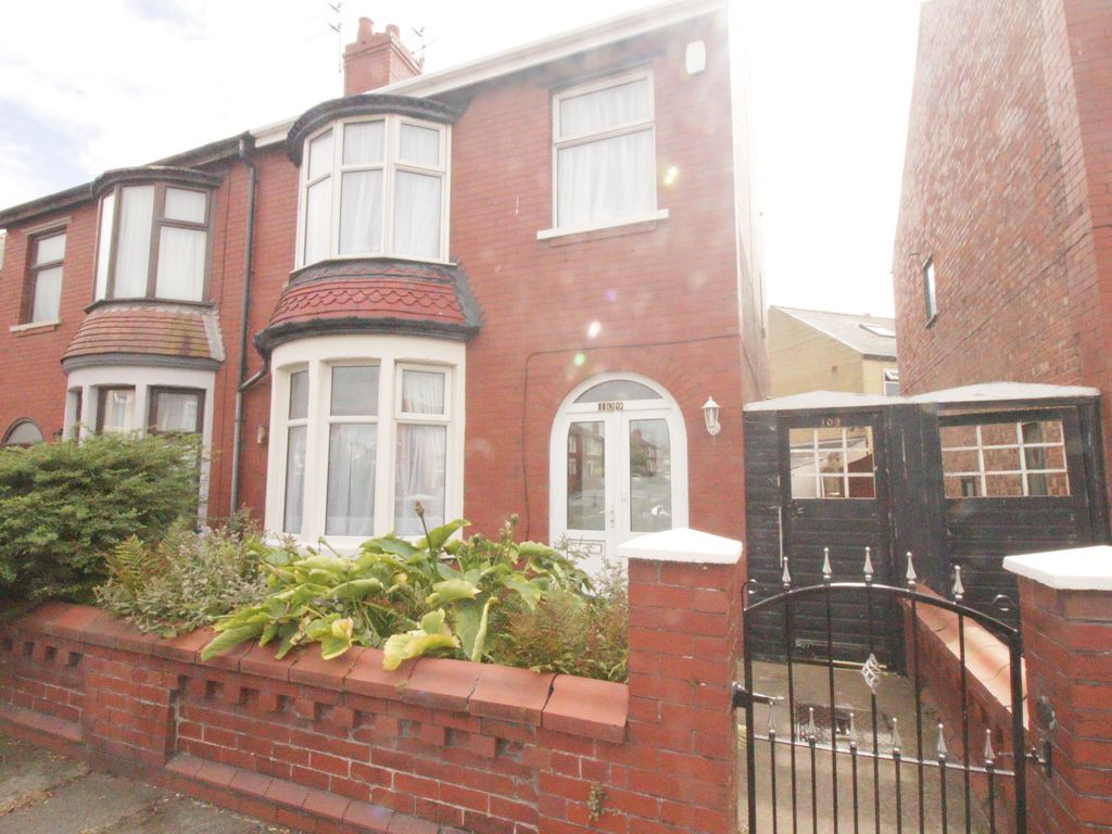 3 bed semi-detached house for sale in Grasmere Road, Blackpool FY1 - Zoopla