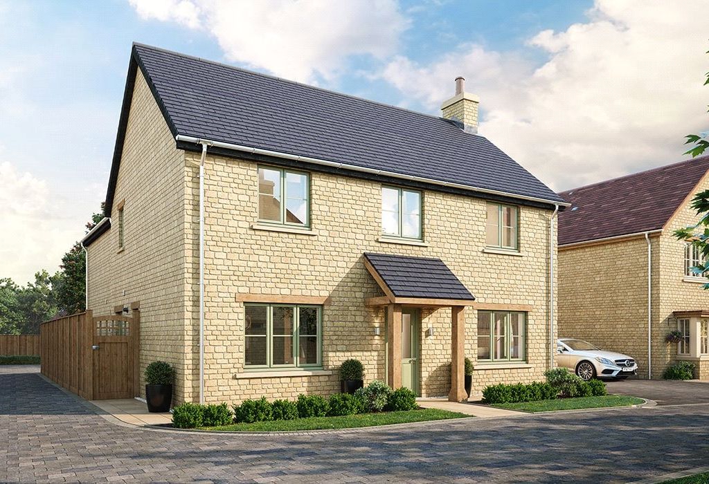New home, 4 bed detached house for sale in Southfields, Weston-On-The ...