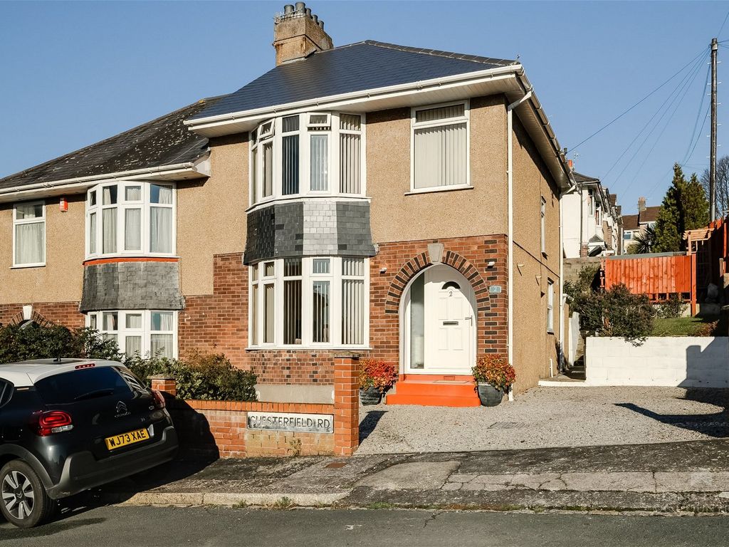 3 bed semi-detached house for sale in Chesterfield Road, Laira ...